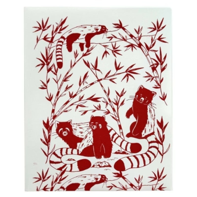 2 Pocket Plastic Folder Red Pandas, School Supplies - Walmart.com