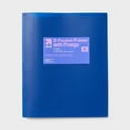 2 Pocket Plastic Folder with Prongs - Walmart.com