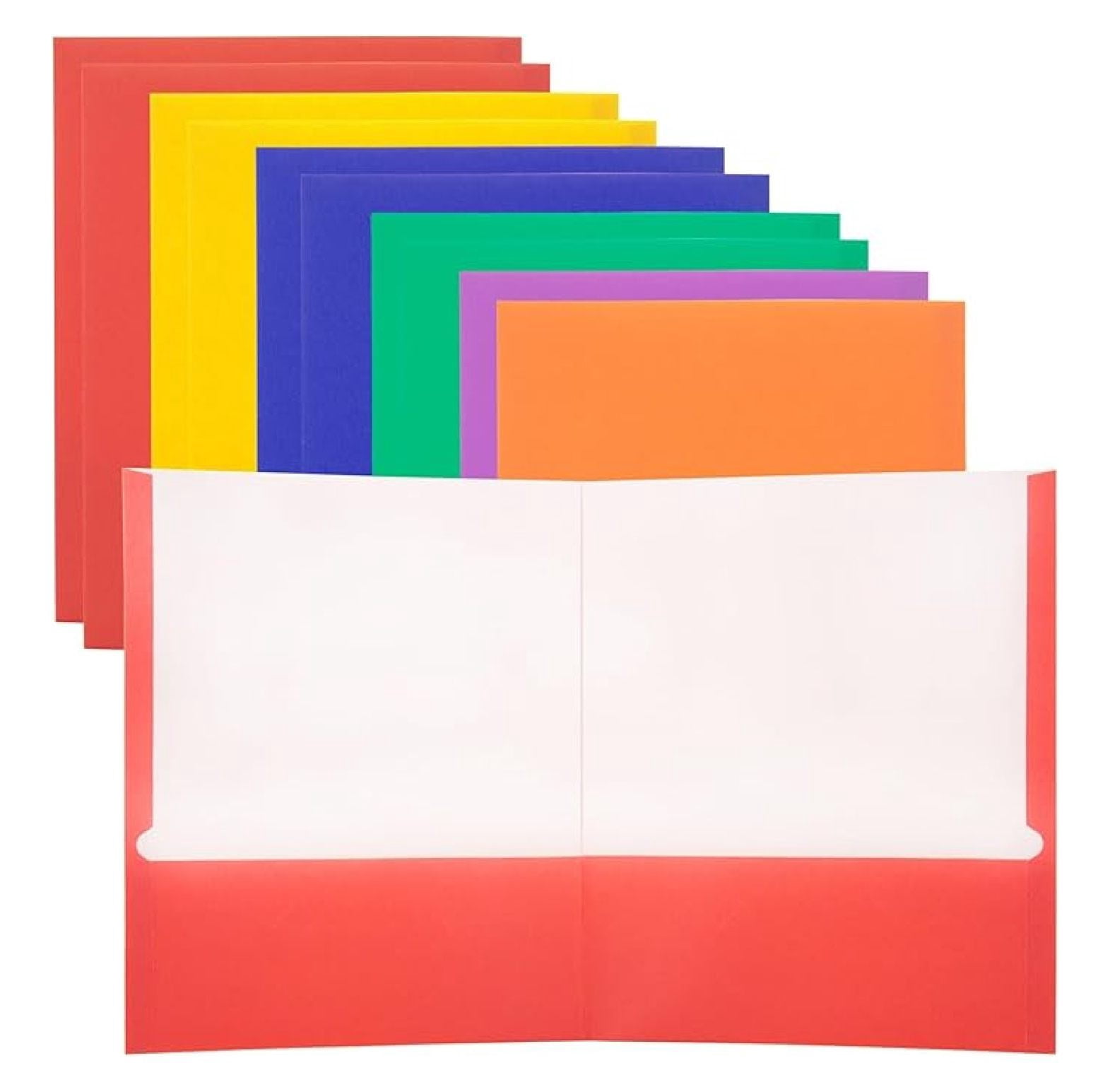 2 Pockets Paper Folder , Letter Size Folders Holder for Office Business ...