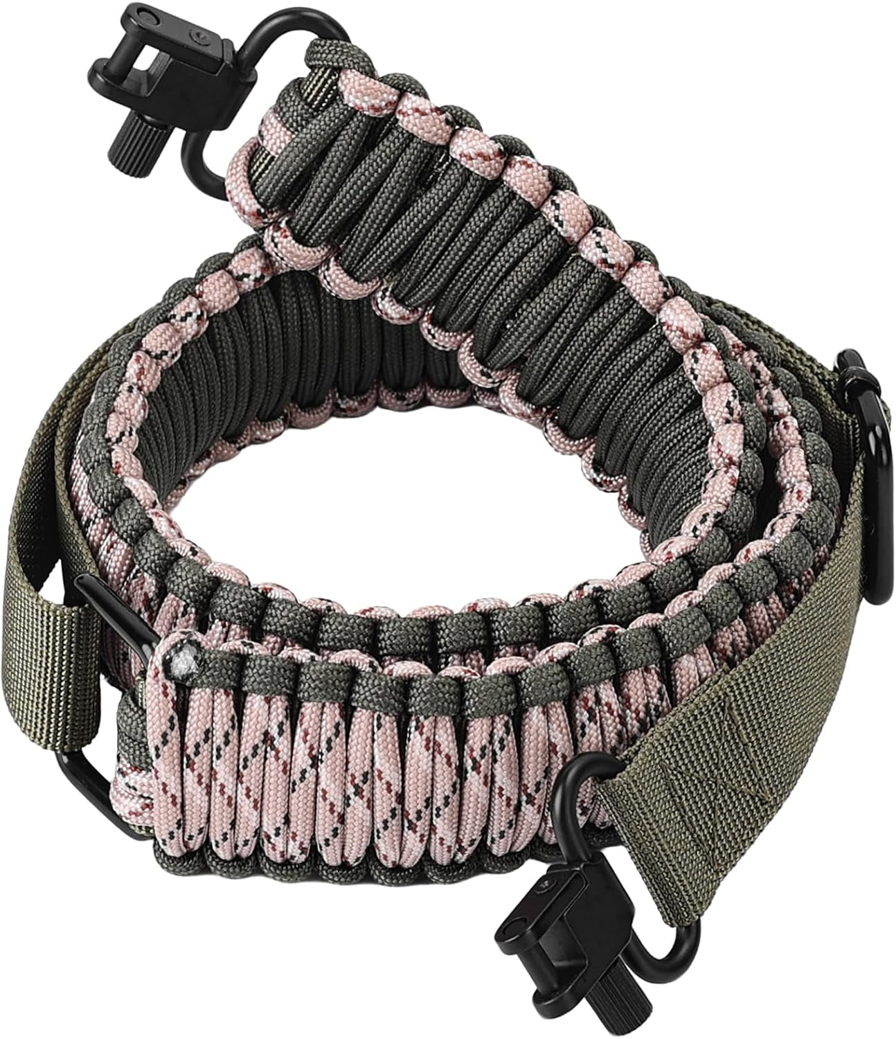 2 Point Rifle Sling, 550 Paracord Gun Sling for Rifle with Tri-Lock ...