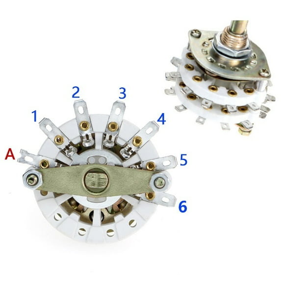 2 Pole 6/7/8/9/10 Position 4 Pole 3/5 Position With Channel Rotary ...