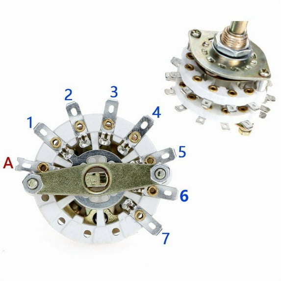 2 Pole 6/7/8/9/10 Position 4 Pole 3/5 Position With Channel Rotary ...