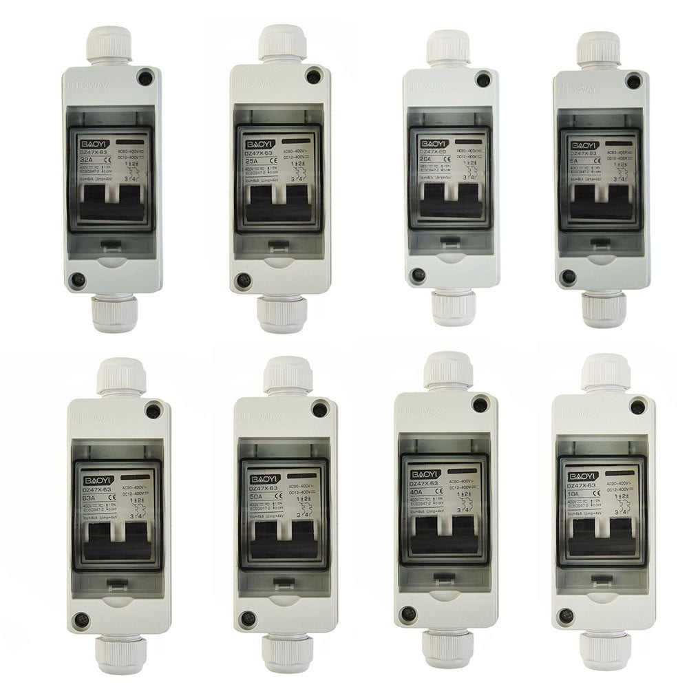 2 Pole AC400V Circuit Breaker Switch for Reliable Solar Power Combiner ...