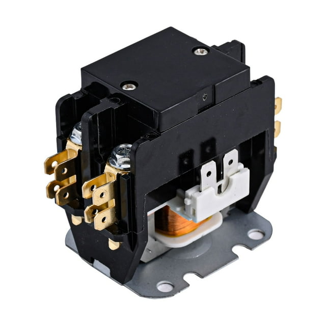 2 Pole Hvac Motor Contactor Furnace Relays Air Conditioner Condenser ...