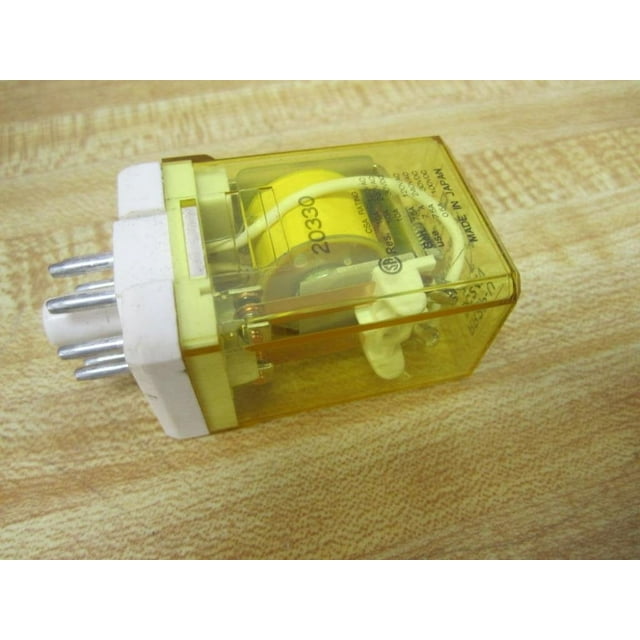 2 Poles DPDT, 24 VDC Coil, 8 PIN Terminal, Plain , Power Relay, RR Series, Rugged Industrial 10 ...