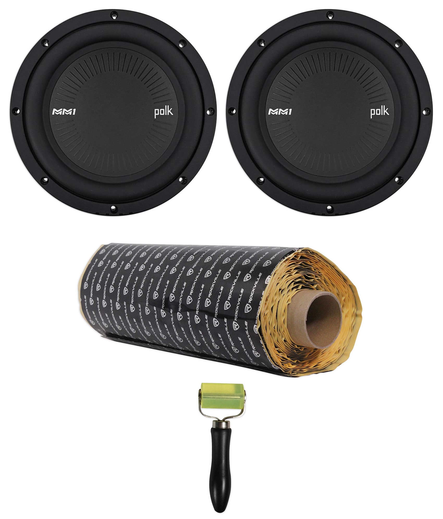 (2) Polk Audio MM842DVC 8” 1800w Dual 4-Ohm Car Audio Subwoofers Subs ...