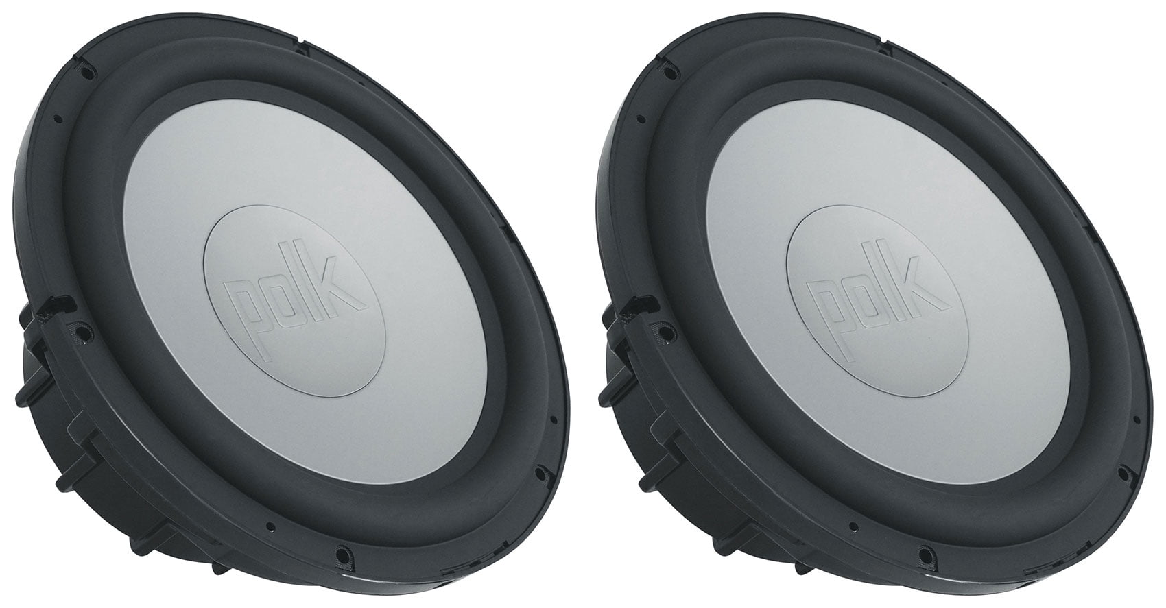 (2) Polk Audio UMWS1000 Marine 10" Subwoofers 175w RMS Free-Air 4 Ohm ...
