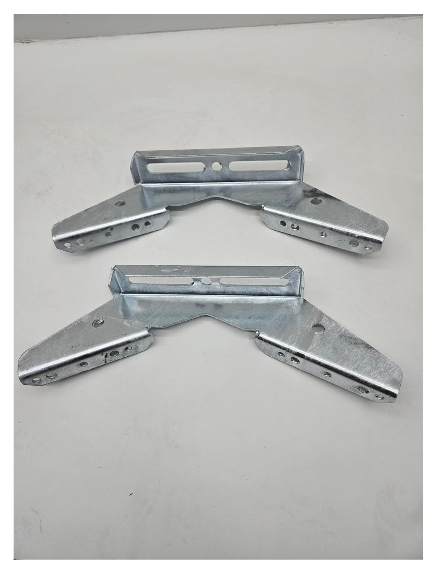 (2) Pontoon Wing Brackets Bunk Bolster Boat Pontoon Trailer V Wing ...