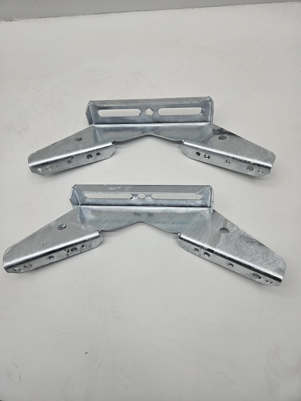 (2) Pontoon Wing Brackets Bunk Bolster Boat Pontoon Trailer V Wing ...