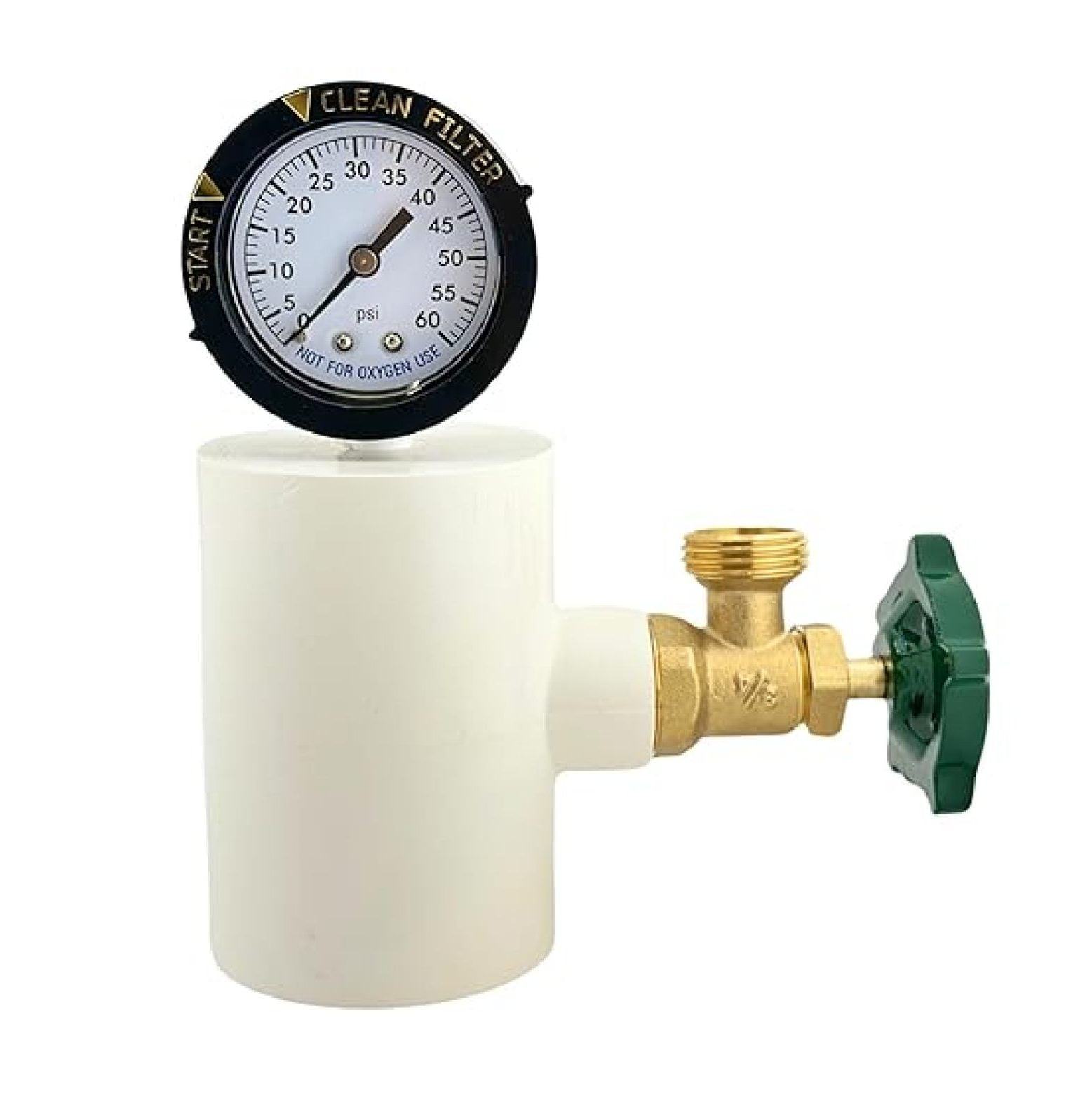 2” Pool Pressure Test Kit 25501-100-000 with Water Pressure Gauge ...