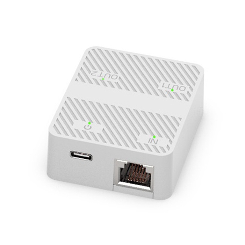 2 Port 100Mbps Network Switch RJ45 Network Cable Splitter Extender ...