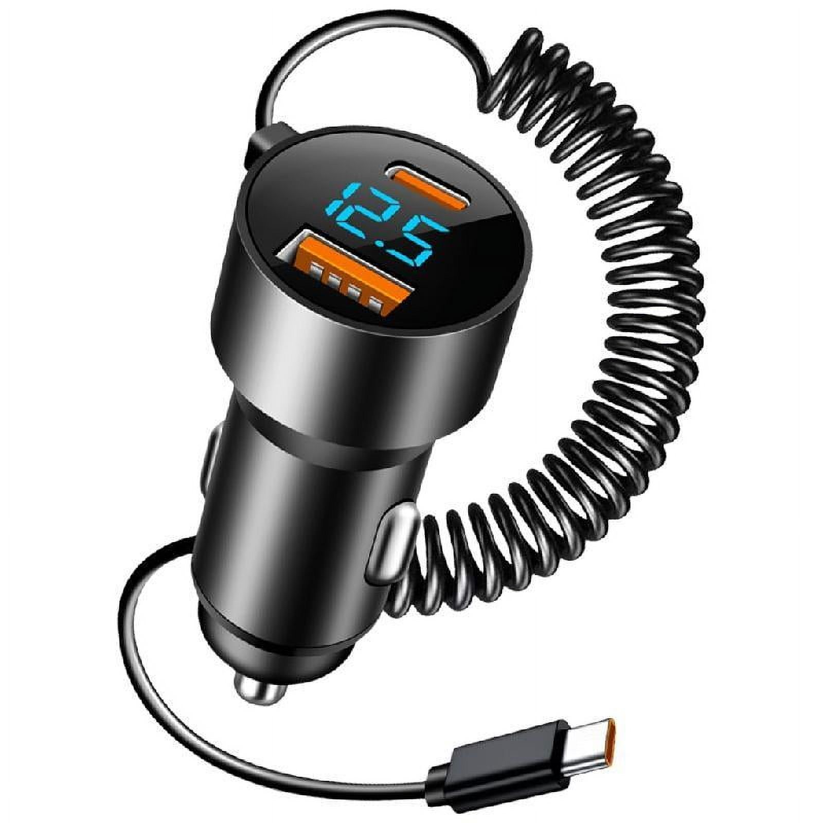 2-Port Car Charging Solution Super Fast Charging Adapter with Colorful ...