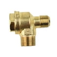2 Port Check Valve Zinc Alloy Male Thread Connector Tool For Air ...