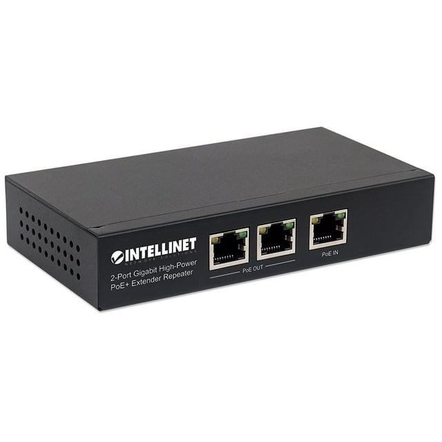 2-Port Gigabit High-Power PoE+ Extender Repeater - Walmart.com