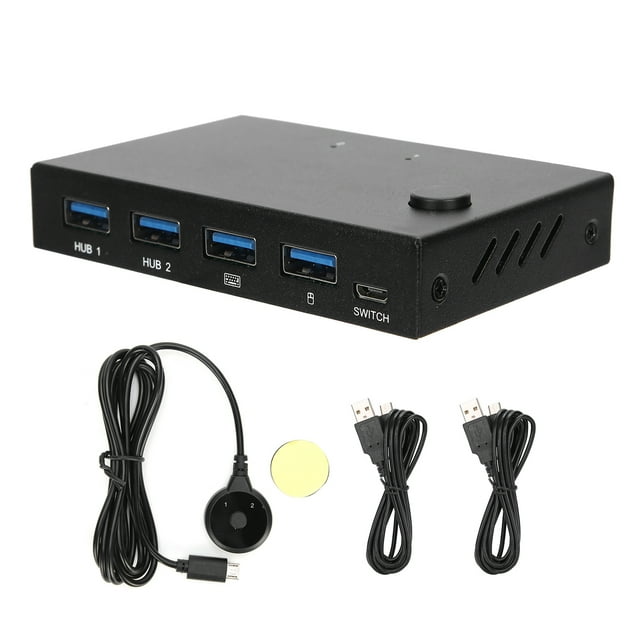 2 Port HDMI KVM Switch Audio Video Adapter HUB/HDMI/KVM Switch Box for ...