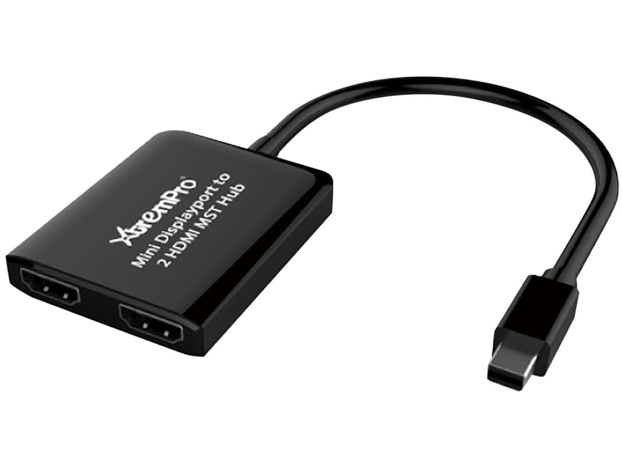 2-Port Mini DisplayPort 1.2 to Multi-Stream Transport Hub Audio Video ...