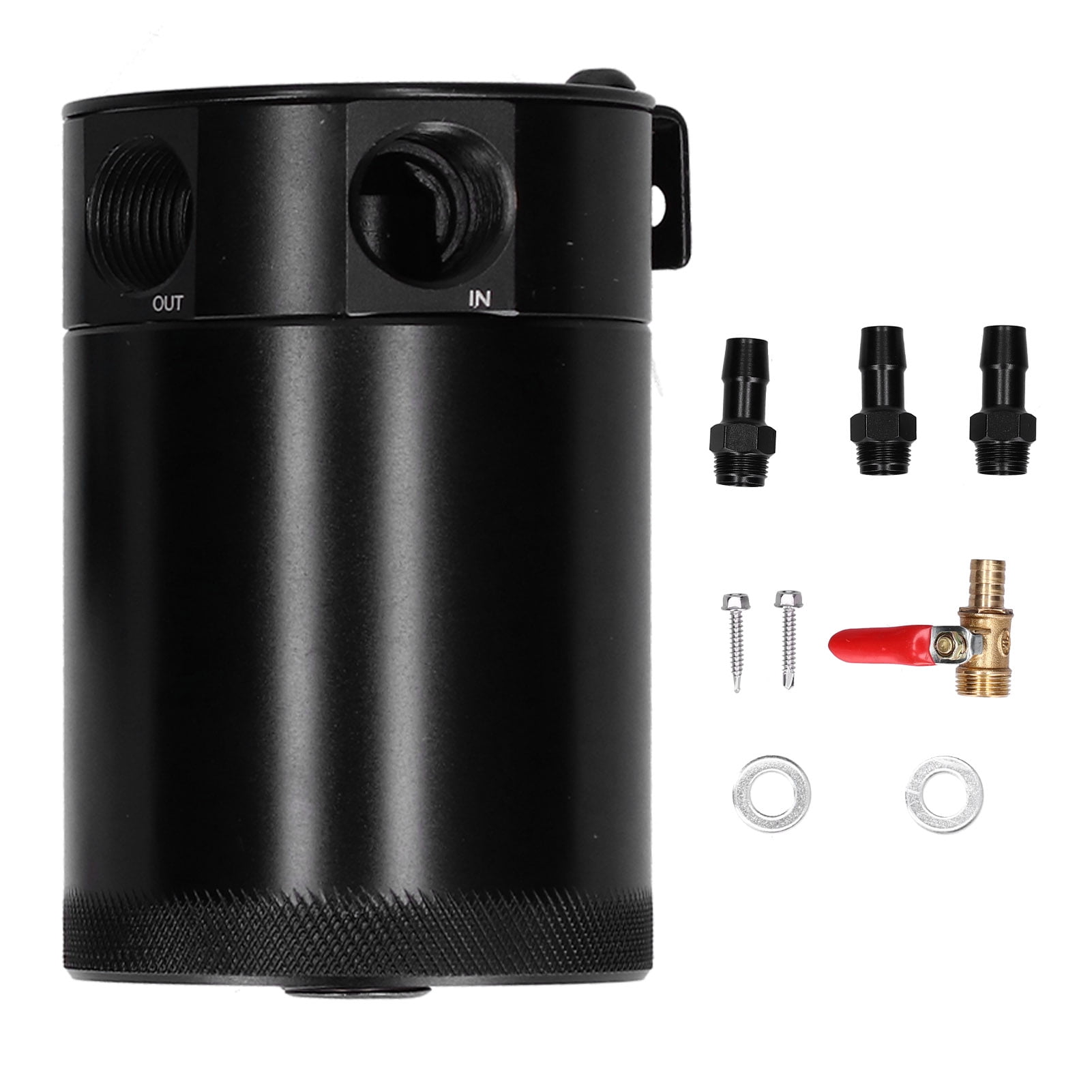 2 Port Oil Catch Can Fuel Tank Stainless Steel Replacement Repair ...