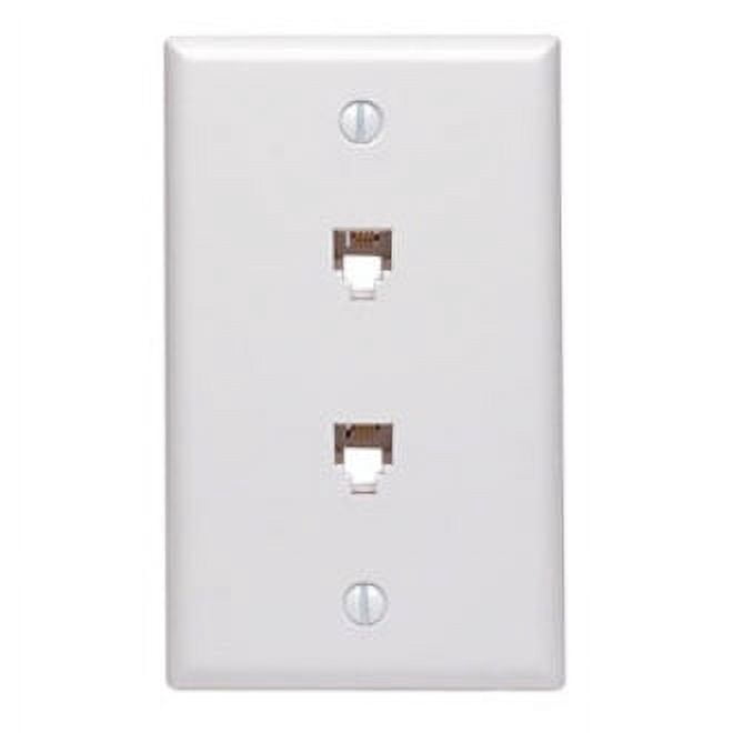 2 Port Phone Faceplate - Walmart.com