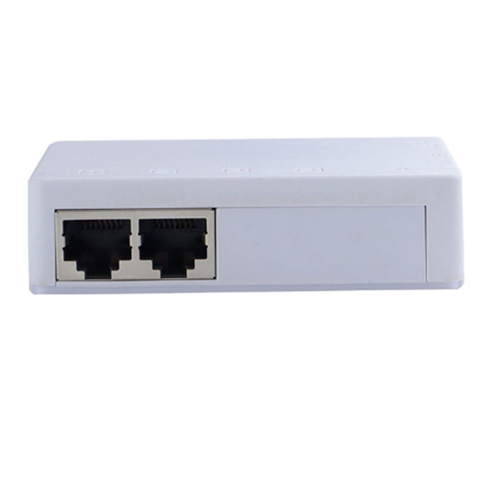 2 Port Poe Extender 10/100Mbps 1 to 2 PoE Repeater 12V 1A 250m Distance ...