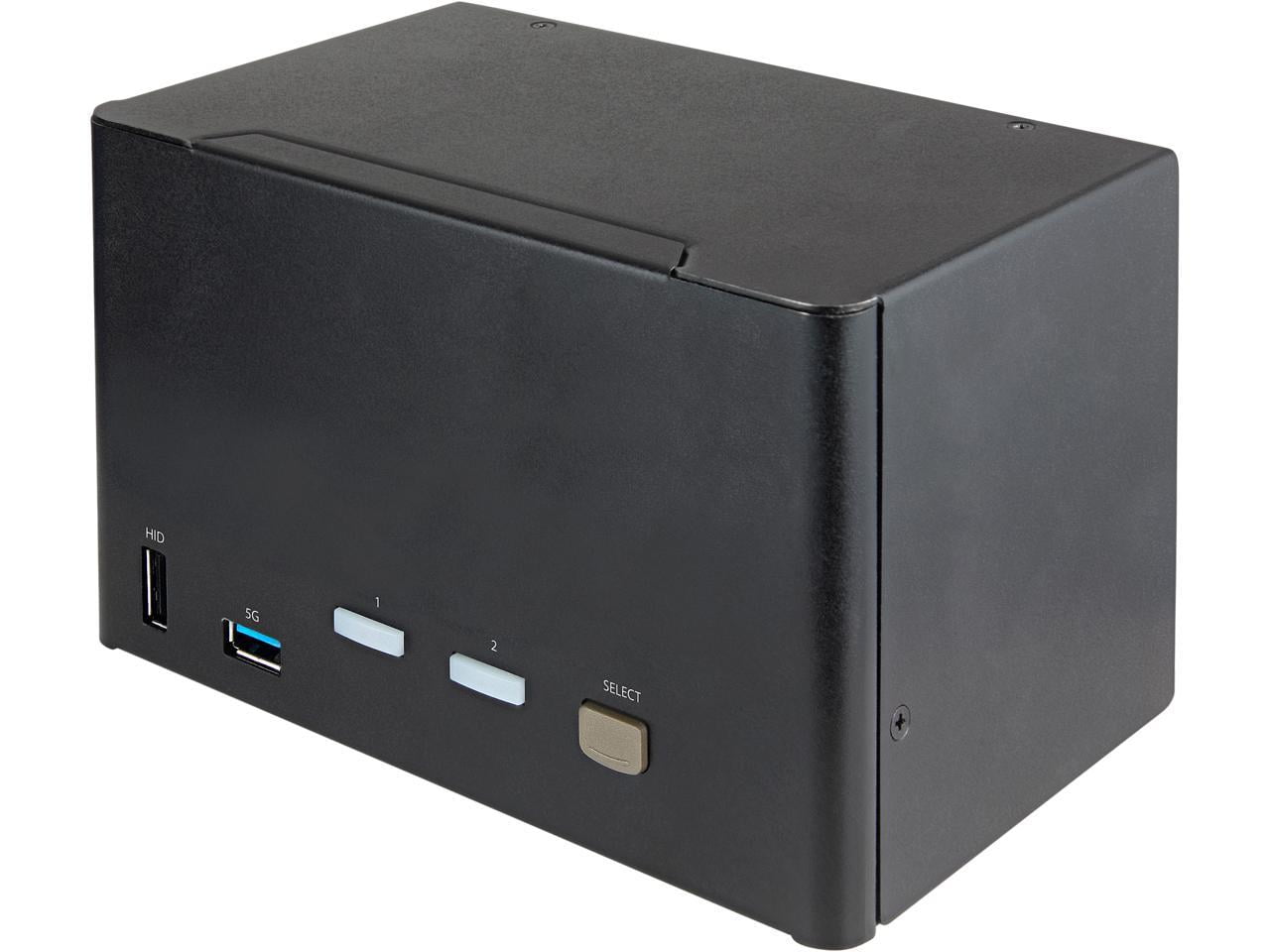 2 Port Quad Monitor DisplayPort KVM Switch, 4K 60Hz UHD HDR, Desktop 4K ...