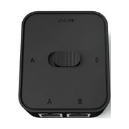 Kentek RJ45 2 Way Manual Data Switch Box Push Button Style Network I/O ...