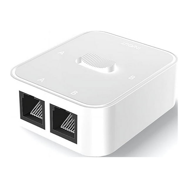 2 Port RJ45 LAN CAT6 Switch Selector 1000Mbps 2 in 1 /1 in 2 2 in 1 ...