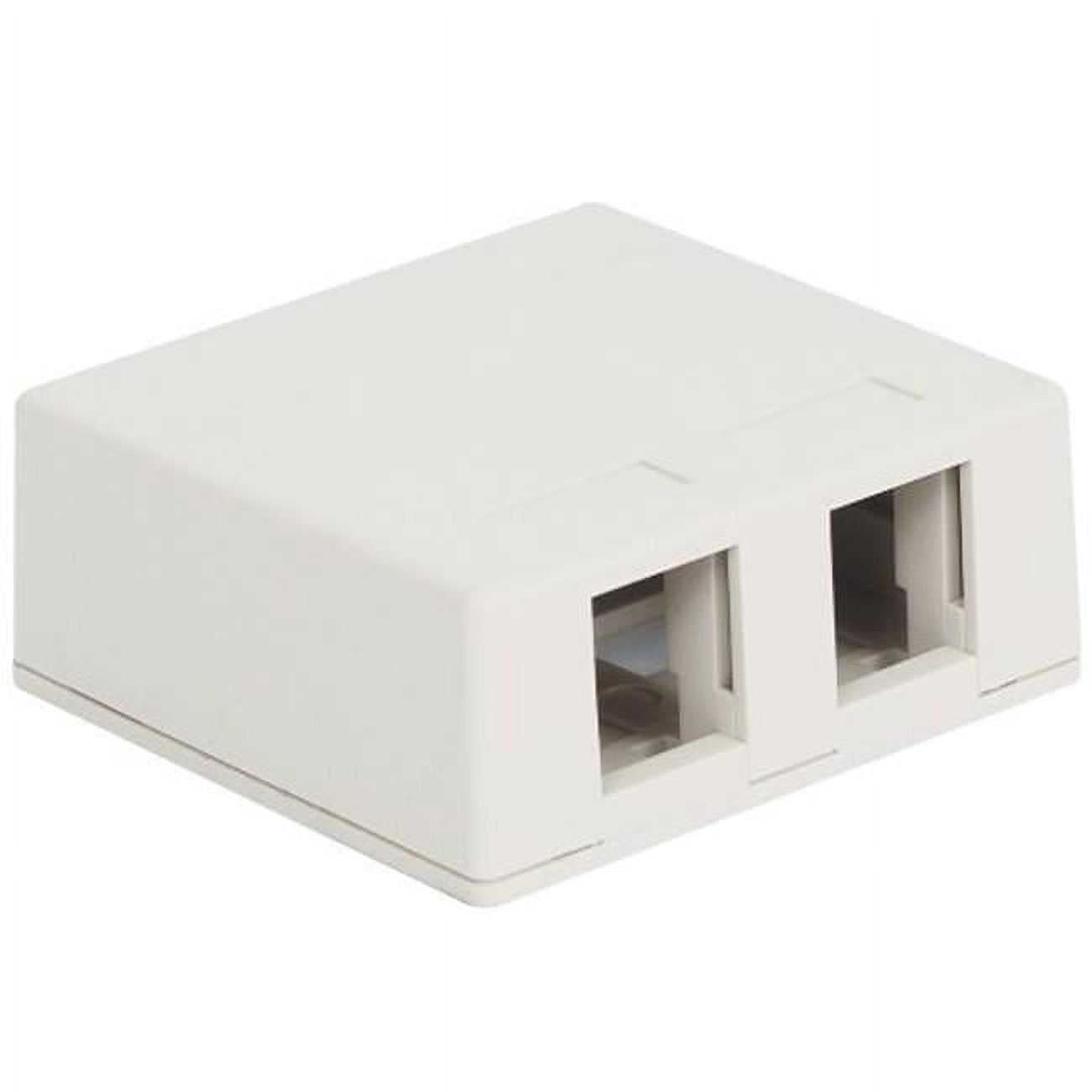2-Port Surface Mount Box, Bulk - White - Walmart.com