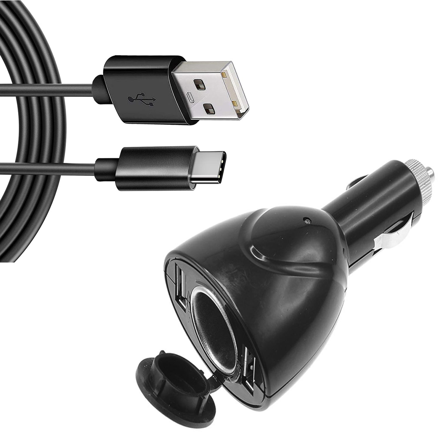 2-Port USB Charger for T-Mobile REVVL 6x/Pro 5G - 6ft Type-C Cable ...