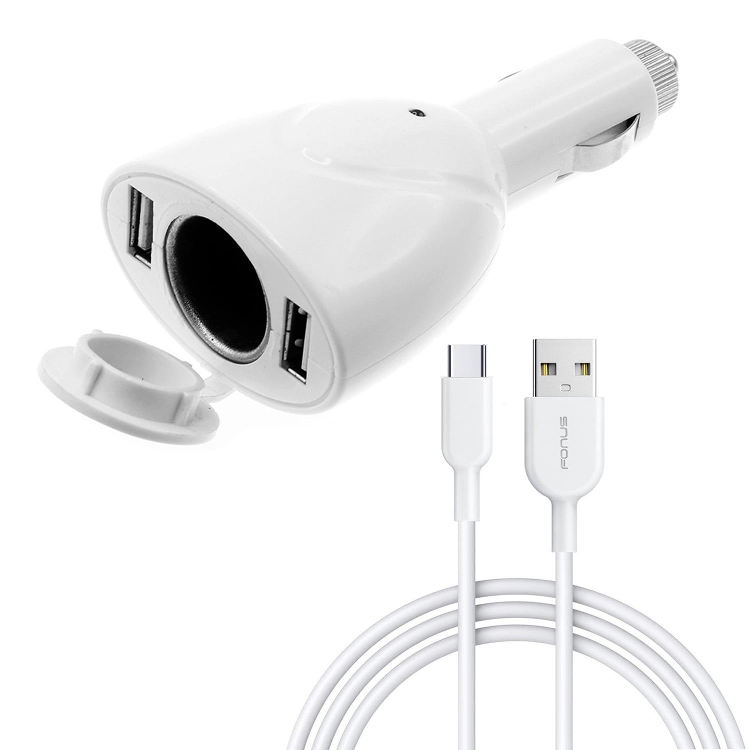 2-Port USB Charger for Verve Snap, Iris Flip Phones - 6ft Type-C Cable ...