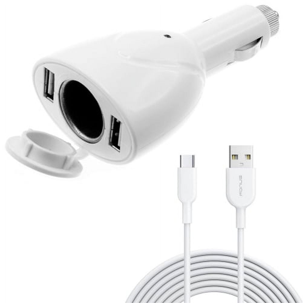 2-Port USB Charger for Nokia C200/C100 Phone - 6ft Type-C Cable Power ...