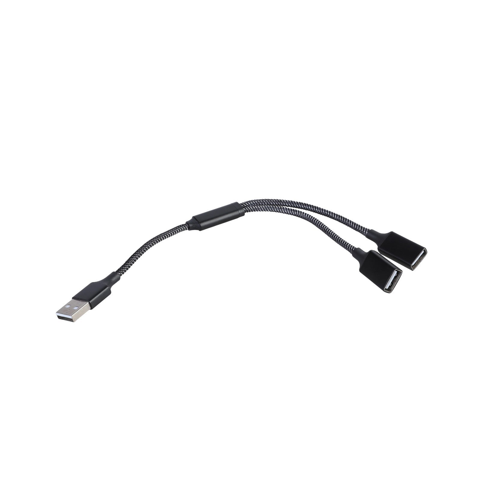 2 Port USB Extender Male to Double Female Extension for Flashing Drives ...