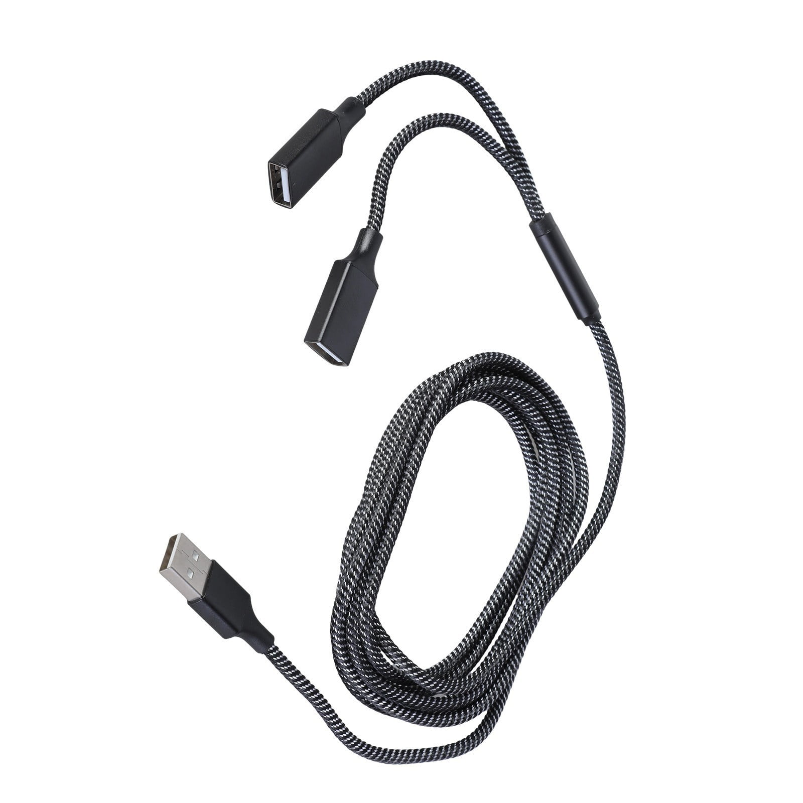2 Port USB Splitter Male to Double Female Extender for Efficient ...
