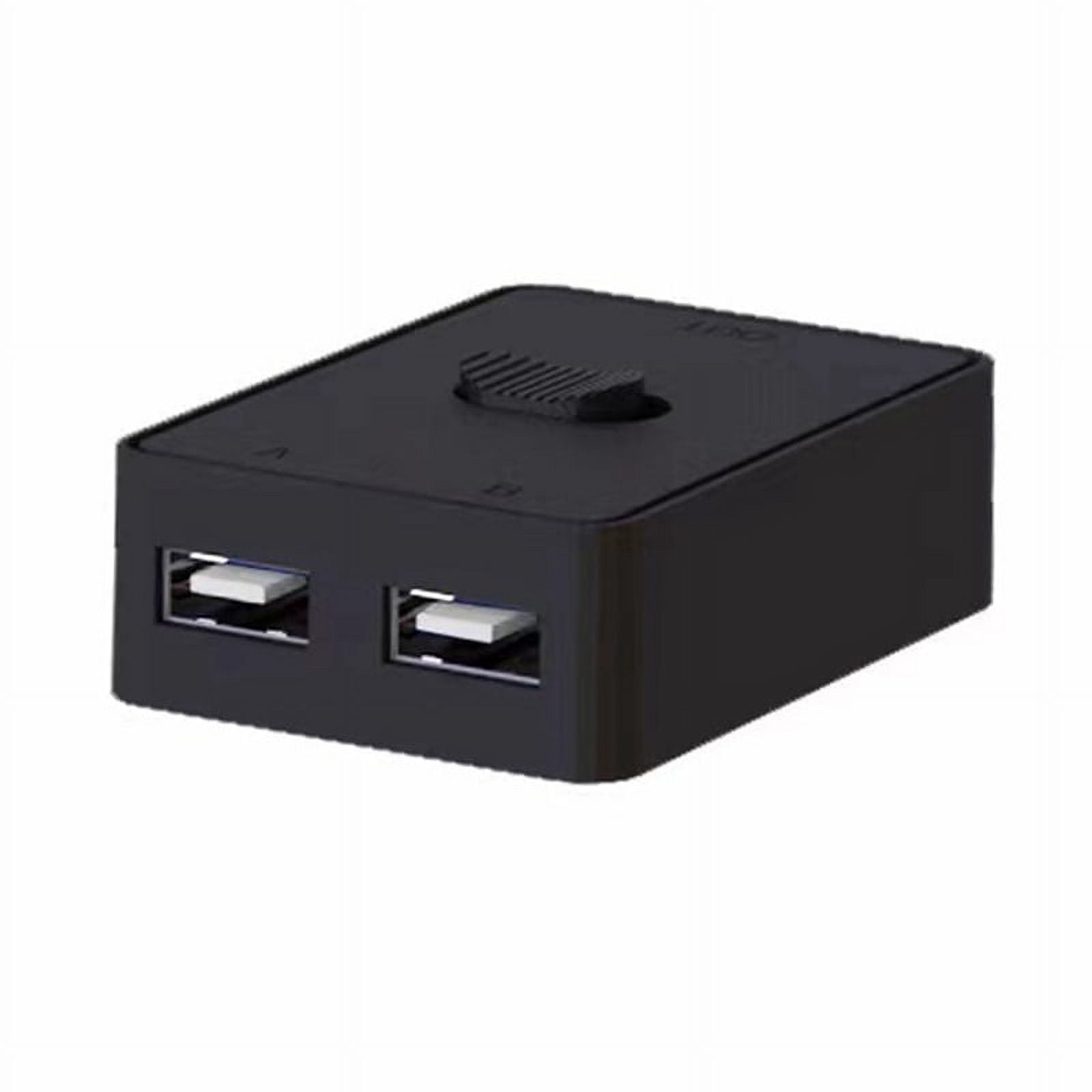 2 Port USB Switcher Printer Sharing Bi-Directional Switches 2 in and 1 ...