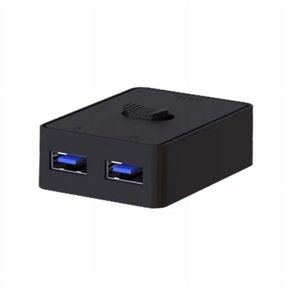 2 Port USB Switcher Printer Sharing Bi-Directional Switches 2 in and 1 ...