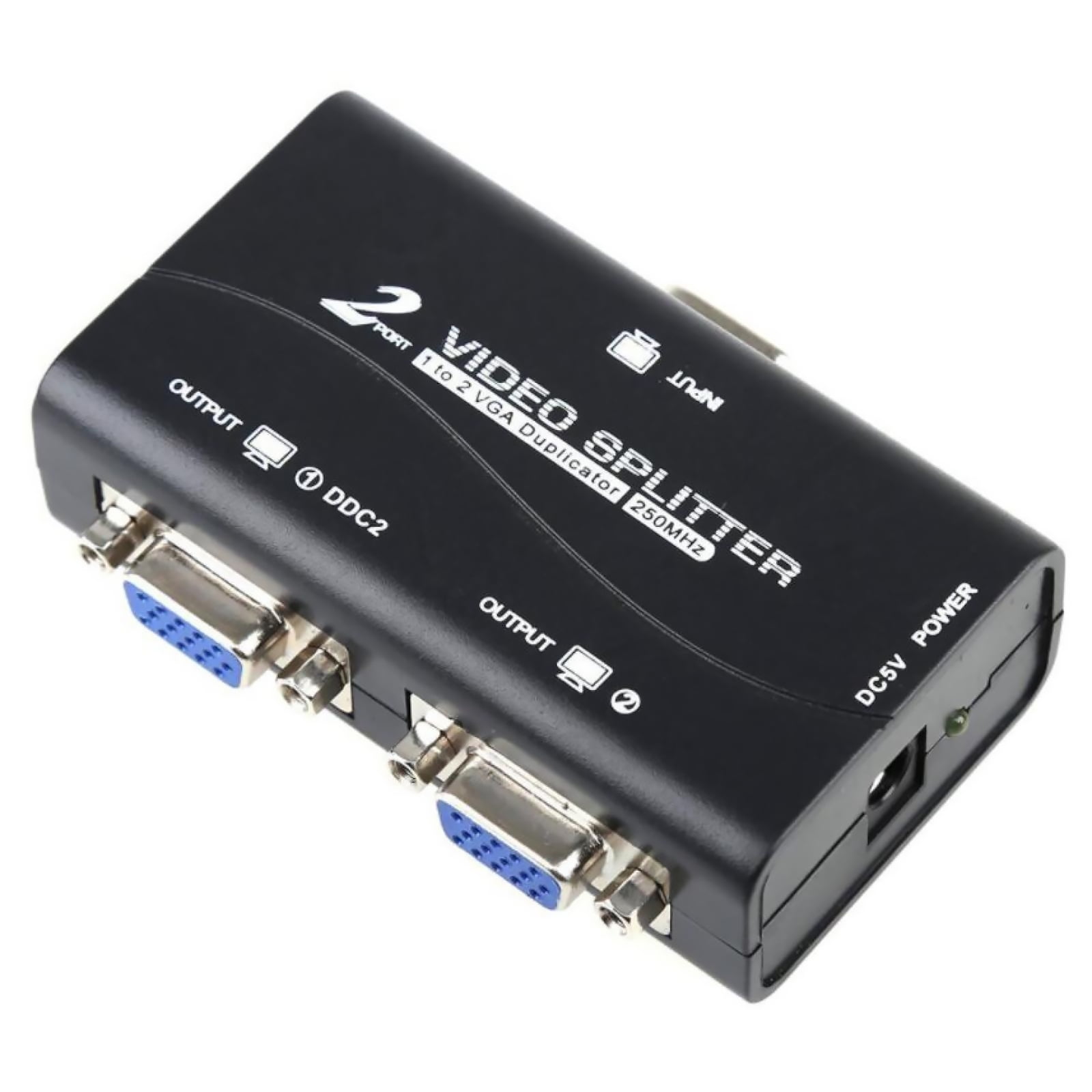 2-Port VGA Splitter High Resolution Splitter for Multi-Media Conference ...