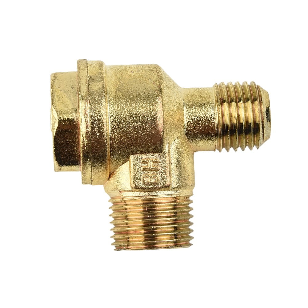 2-Port Zinc Alloy Check Valve for Air Compressor Male Thread Connector ...