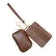 2. Portable Wristlet Wallet with Keychain & Zippered Pouches, Card ...