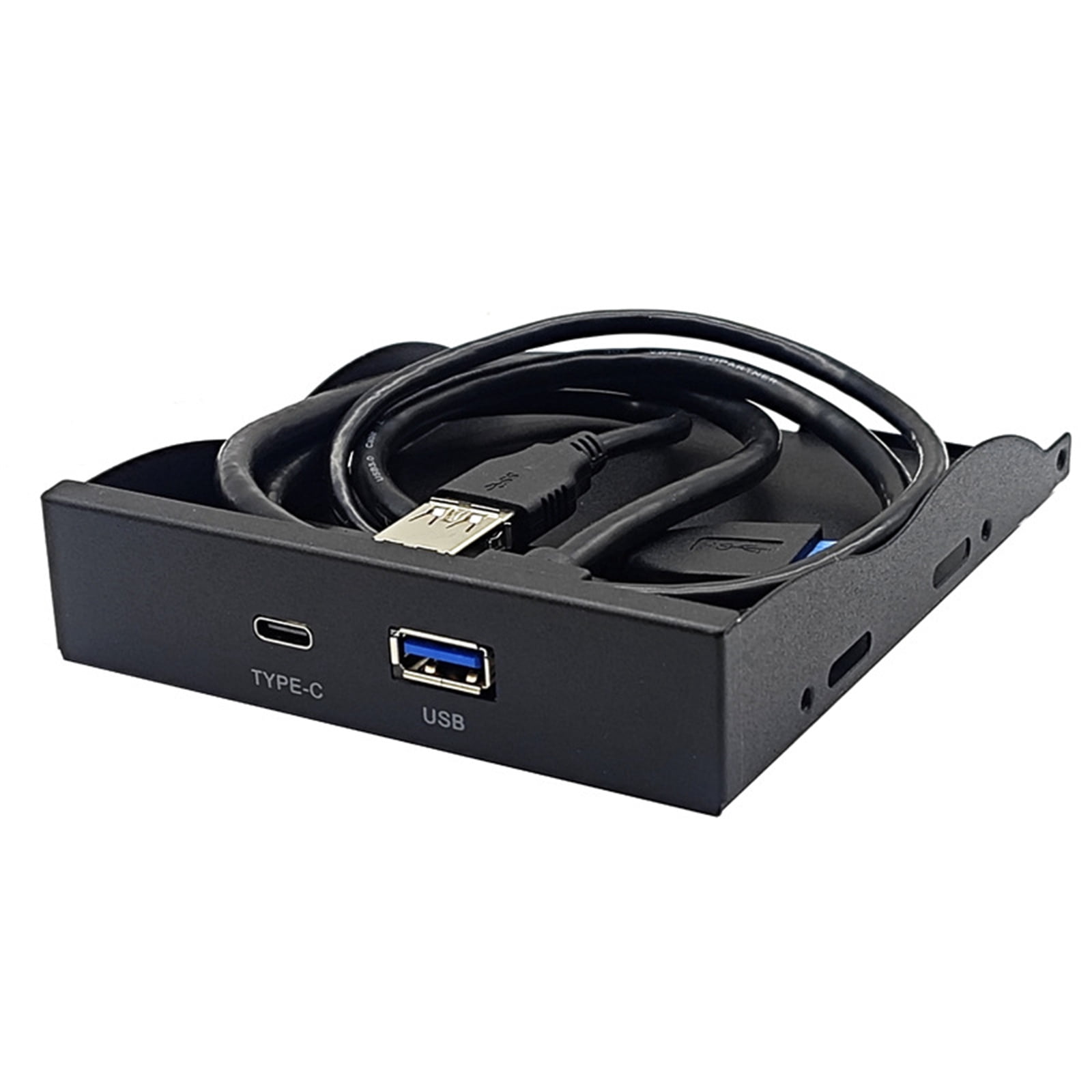 2 Ports 5Gbps Front Panel USB3.0 + TypeC HUB for 5.25inch Computer ...