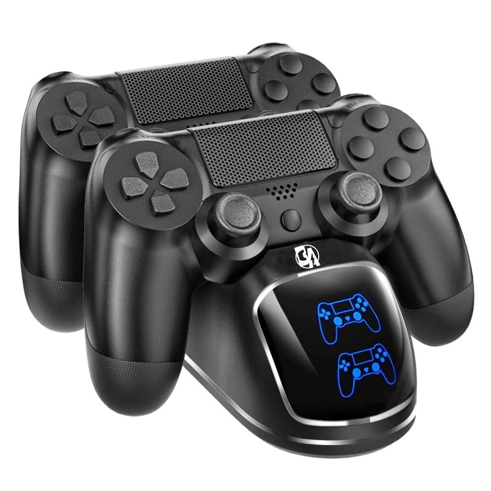 2-Ports Display Docking Station for PS4 Controllers, Black - Walmart.com