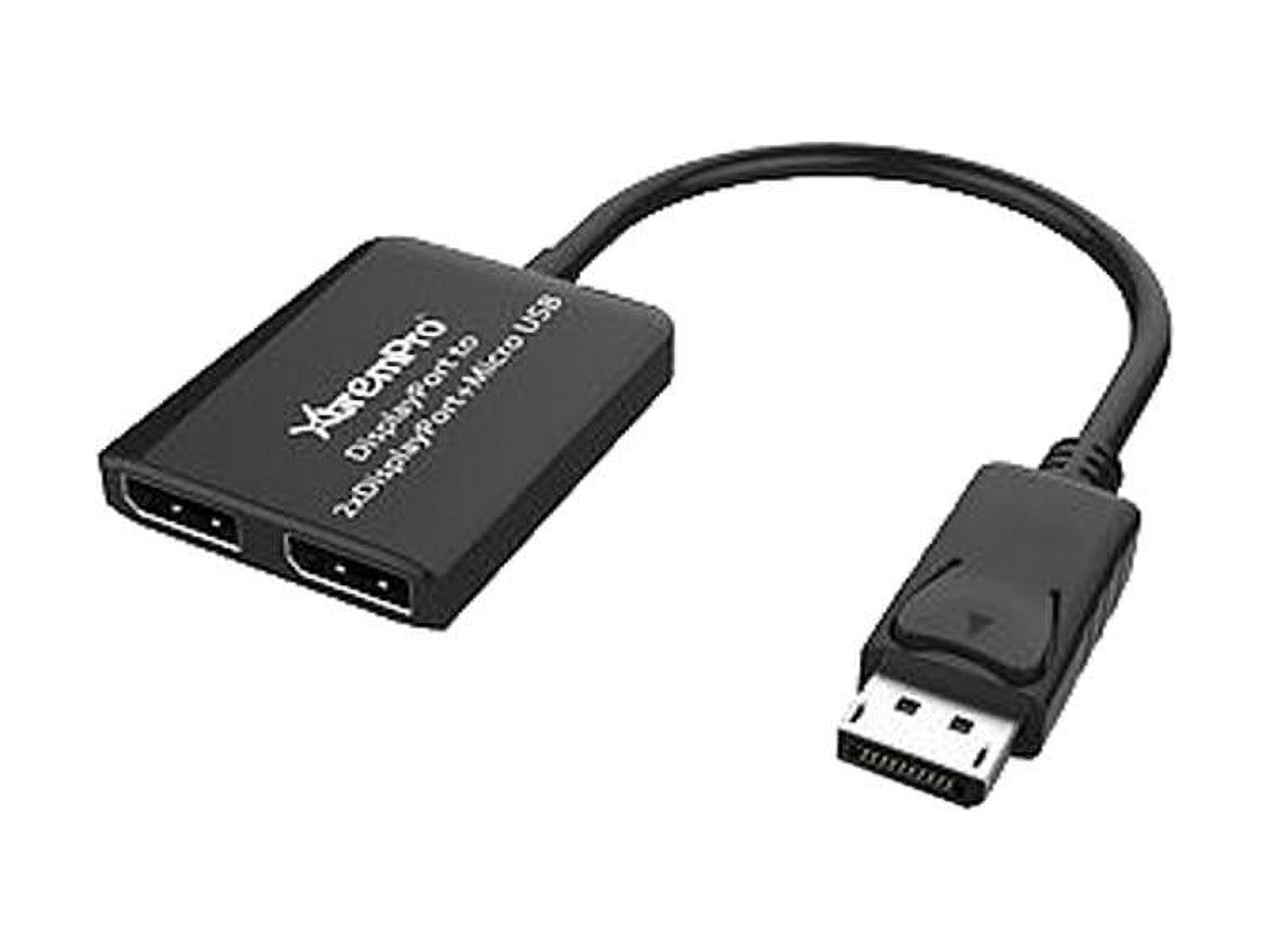 XtremPro 2 Ports DisplayPort MST Hub Splitter with Dual Monitor ...