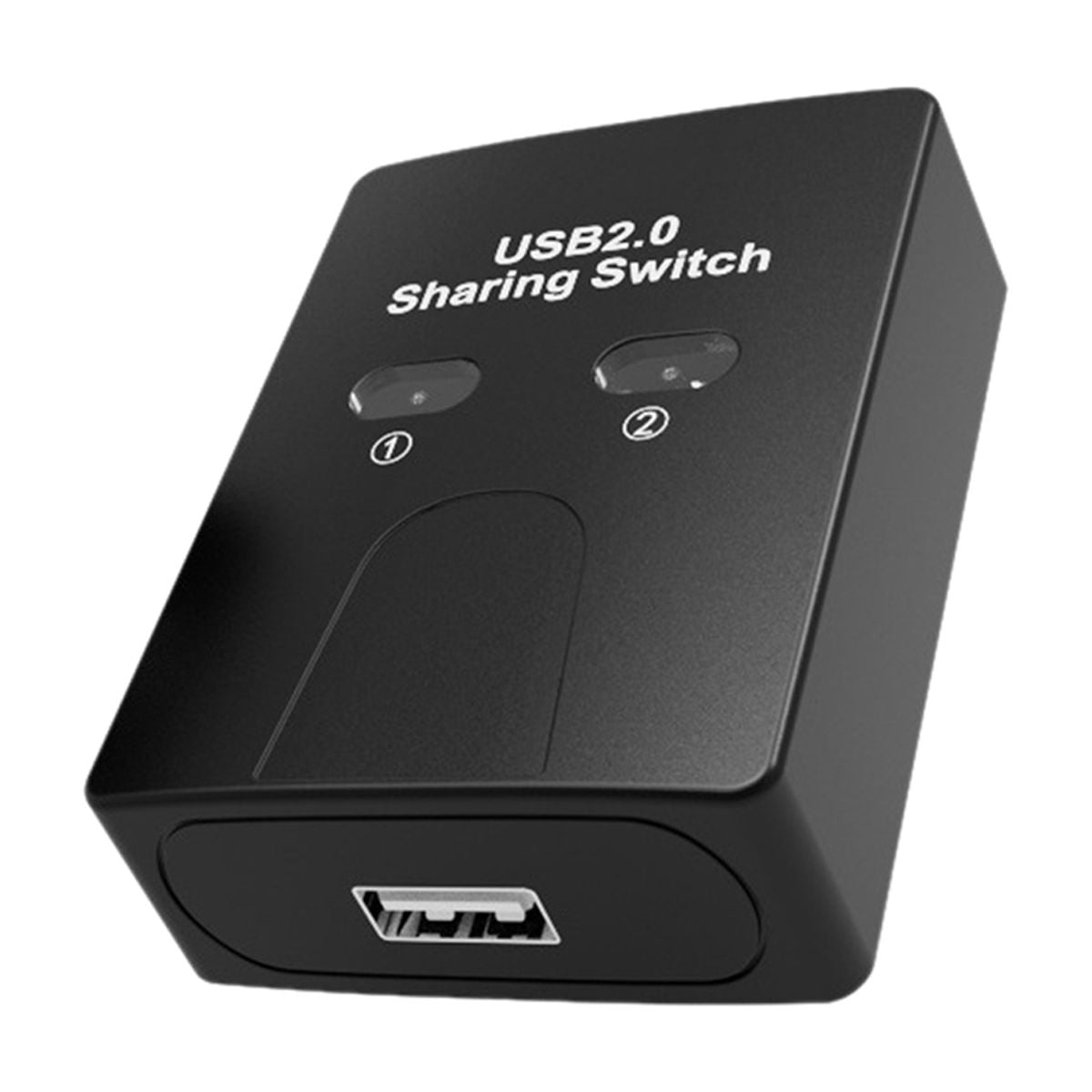 2 Ports USB2.0 Hub USB Switch Printer Sharer Two Computers Share A Usb Device 2 in 1 Out USB ...