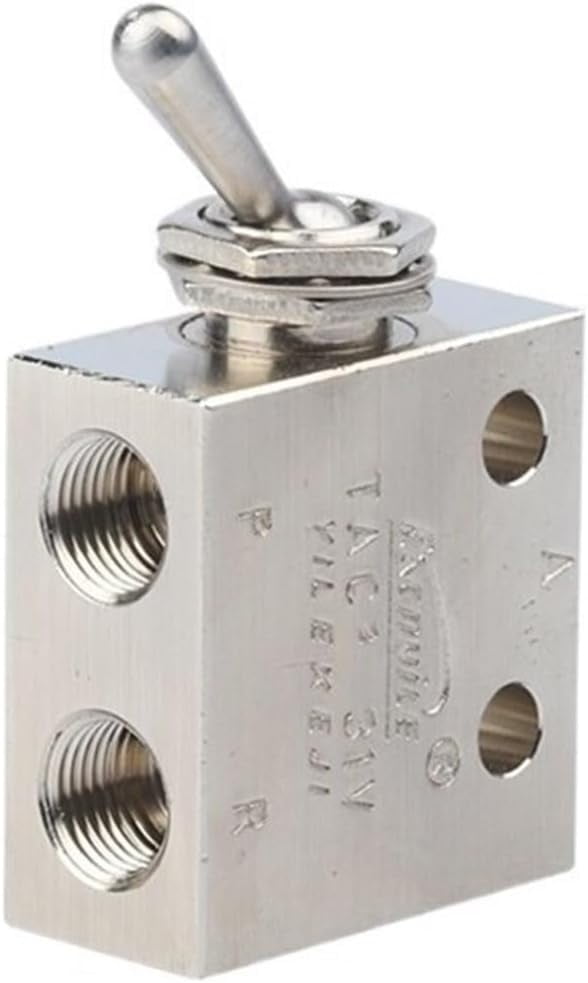 2 Position 3 Way Toggle Valve, TAC-31V Air Pneumatic Valve, Air Control ...