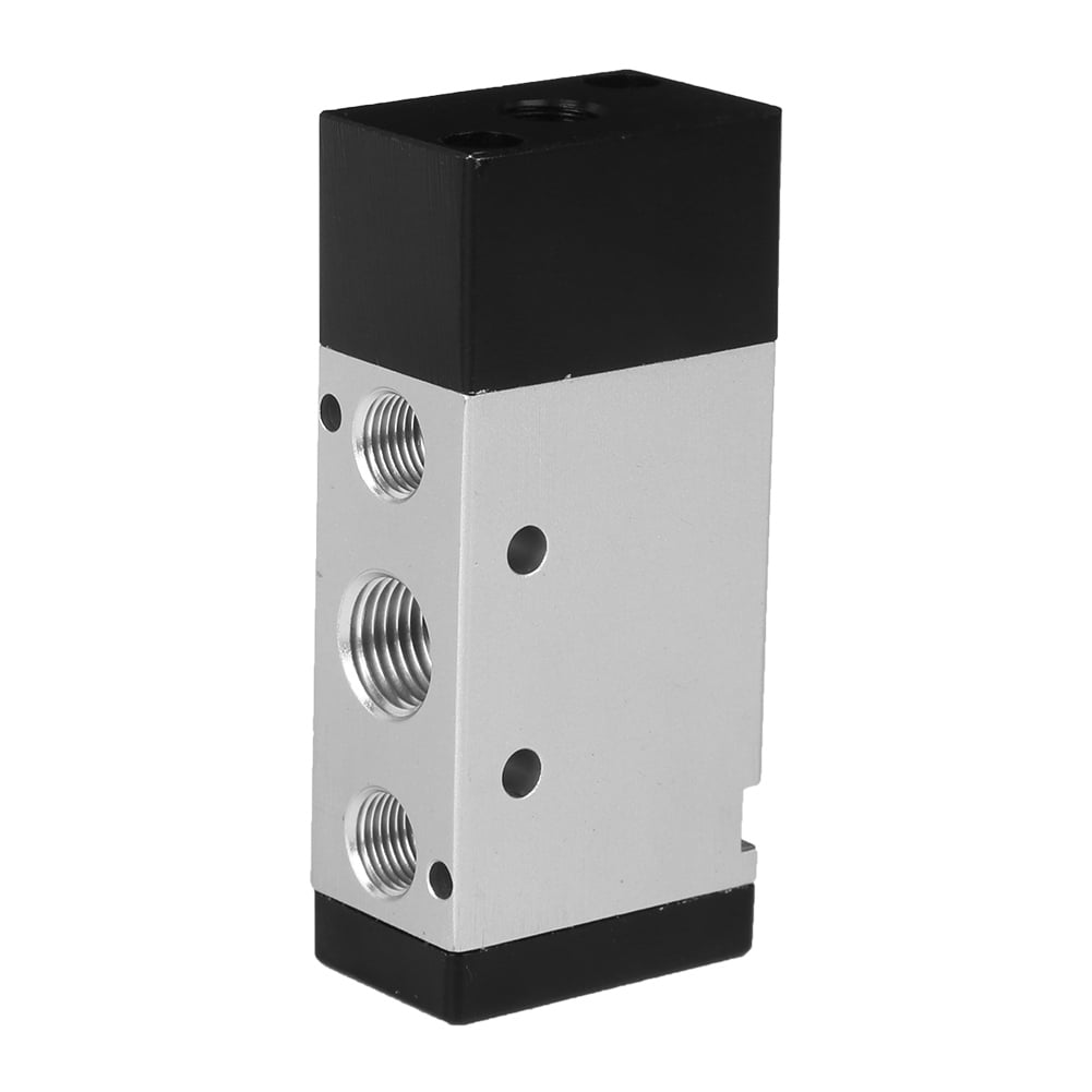 2-Position 5-Way Pneumatic Control Valve Air Valve Aluminum Alloy ...