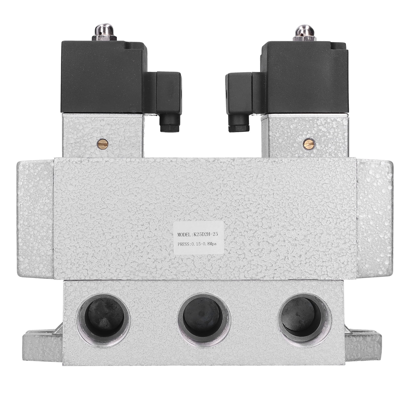 2 Position 5 Way Valve Dual Electric Control, 12V Industrial Machinery ...