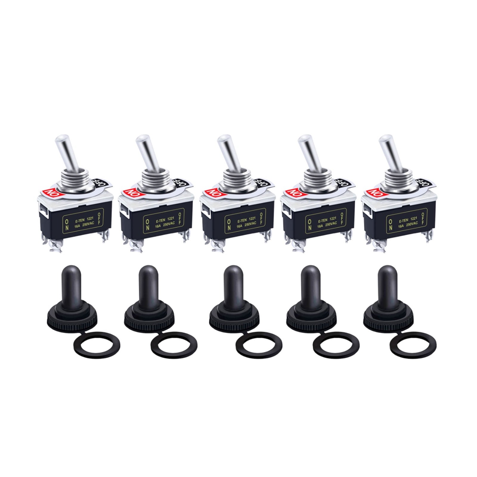 2 Position Toggle Switches 15A 250VAC Waterproof Design Control ...