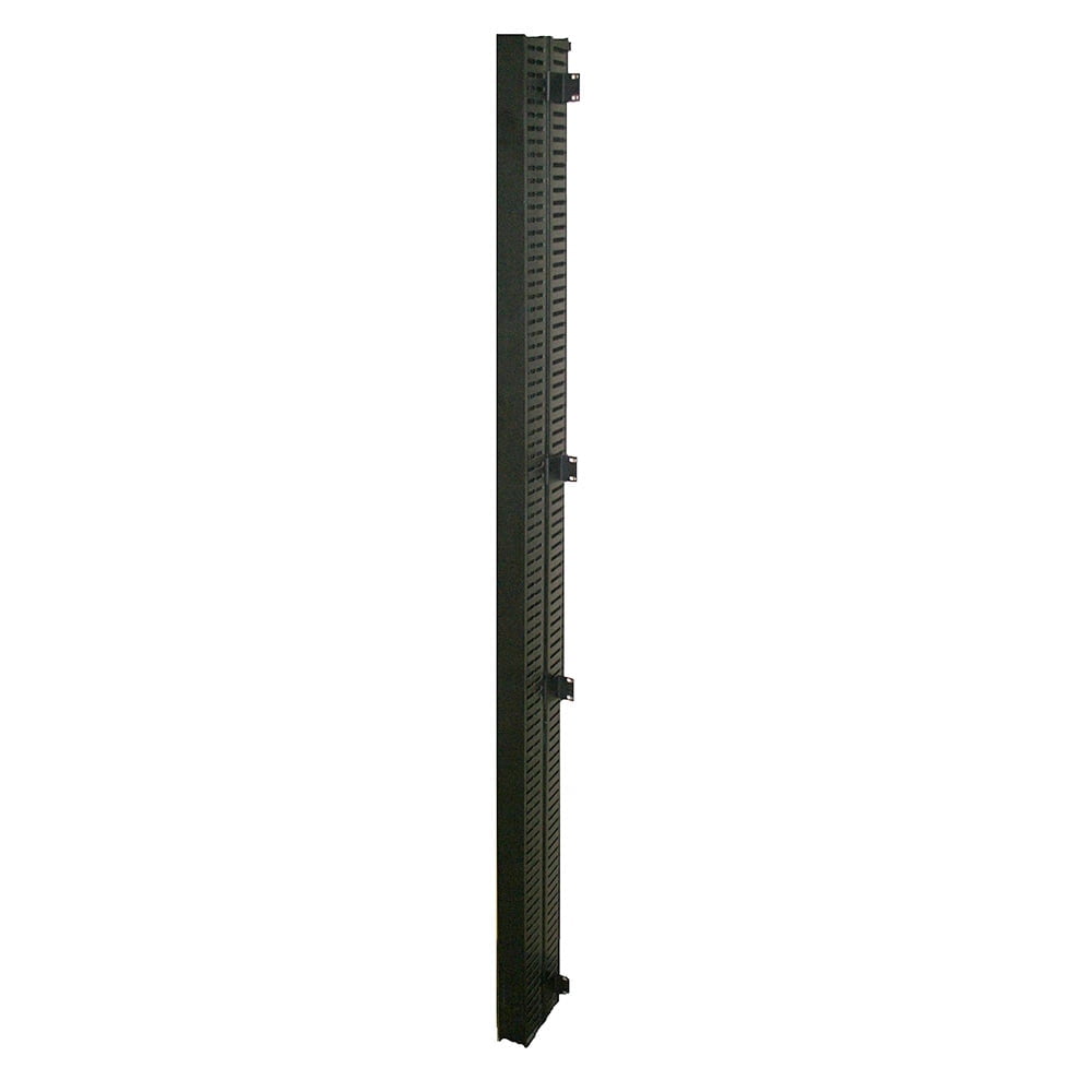 Quest 2-Post Rack Vertical Cable Manager Duct with Cover, Wire ...