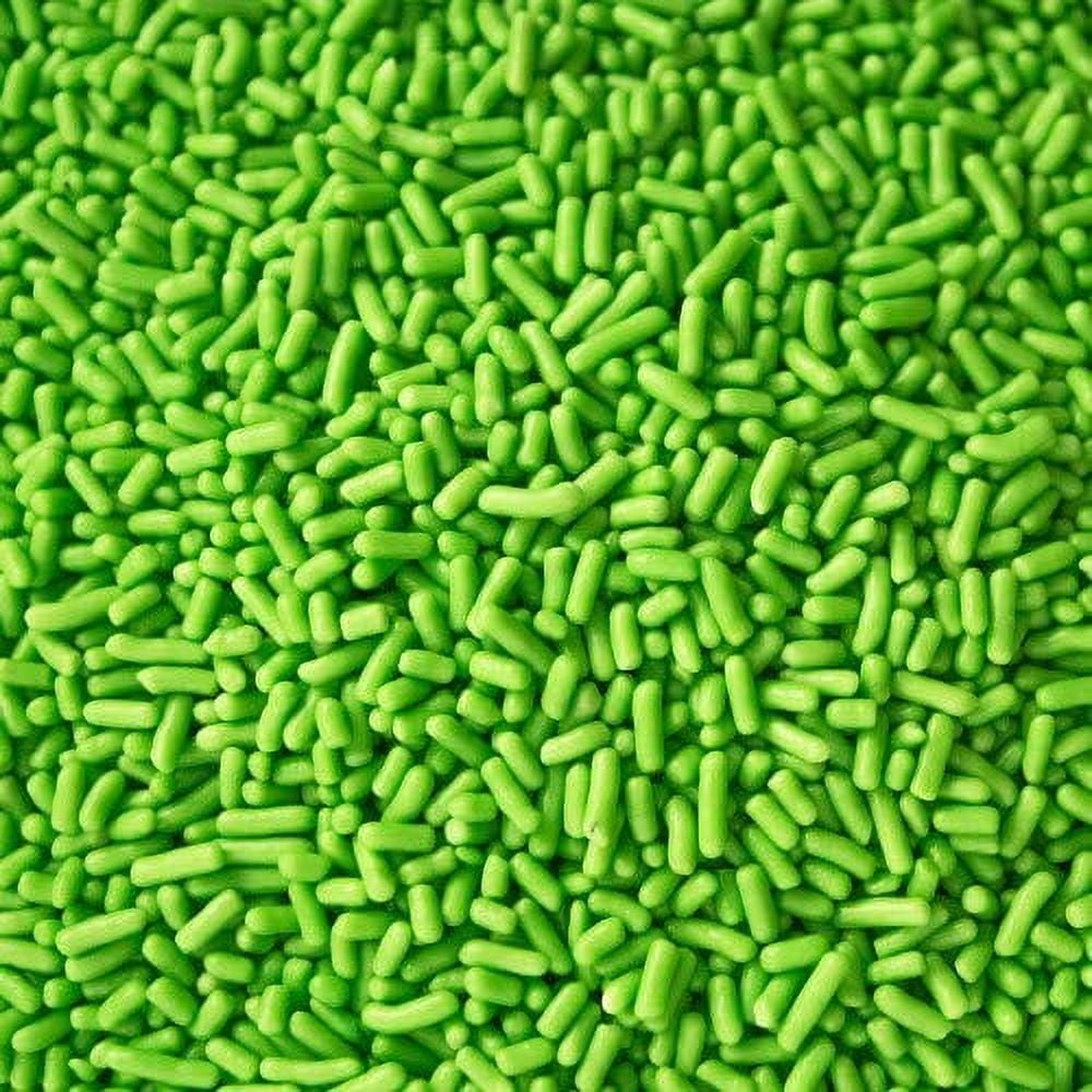 2 Pounds Light Green Sprinkles BULK Jimmies - Edible Cake Cupcakes ...