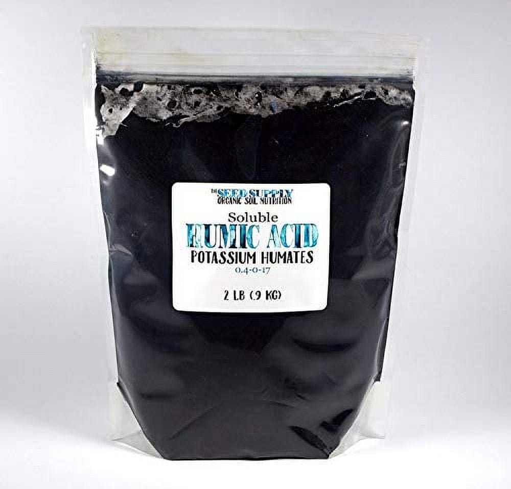 2 Pounds Organic Soluble Humic Acid Powder - Potassium Humates ...