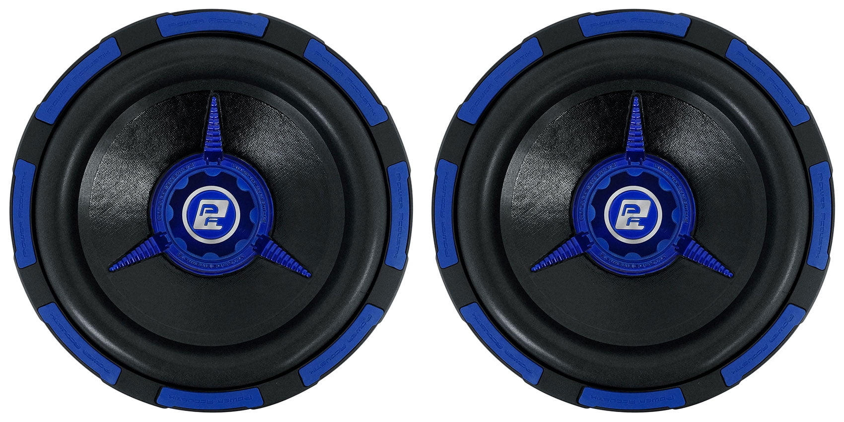 "Pack of (2) Power Acoustik MOFO-102X - 10"" 2400W DVC 2-Ohm Car Audio ...