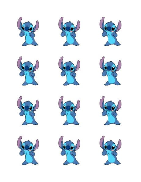 2" Pre-Cut Round Stitch Edible Images By TNCT - Walmart.com